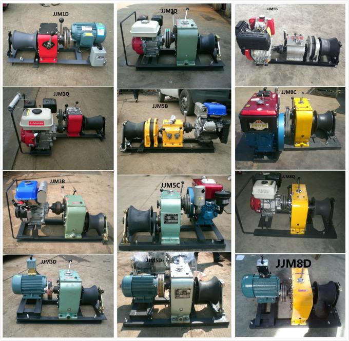 3 Ton Diesel Engine Cable Pulling Winch For Stringing ABC Cable ISO