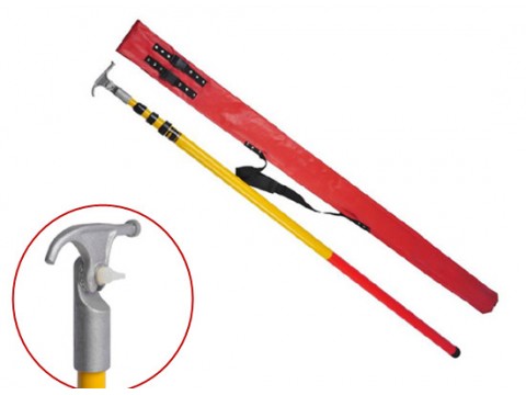 Easy Maintenance Fiberglass Telescopic High Voltage Hot Stick With ...