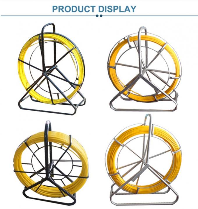 Underground Cable Tools 11mm Fiberglass Duct Rod / Duct Rodders