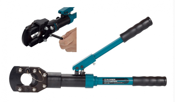 45mm Armoured Cu / Alu Underground Cable Tools Hydraulic Cable Cutter