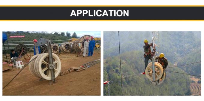 Single Sheave Cable Hanging Pulley Transmission Line Stringing Tools