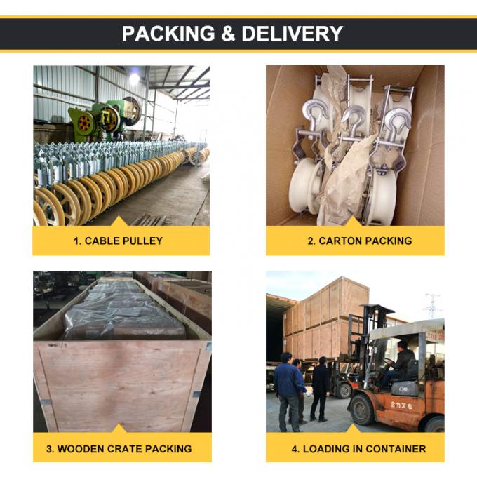 Single Sheave Stringing Pulley Block Transmission Line Stringing Tools ...