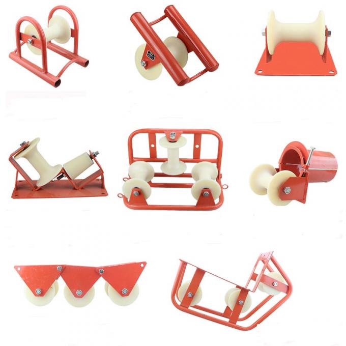Straight Line Electric Cable Pulling Roller With Nylon Wheel for ...