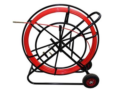 Wheeled Duct Rodder with Fiberglass Rod & 50-300M Length