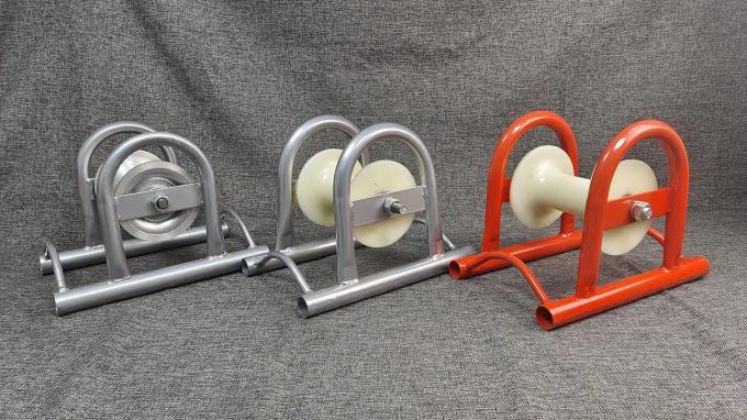 Straight Line Electric Overhead Bridge Cable Pulling Laying Rollers