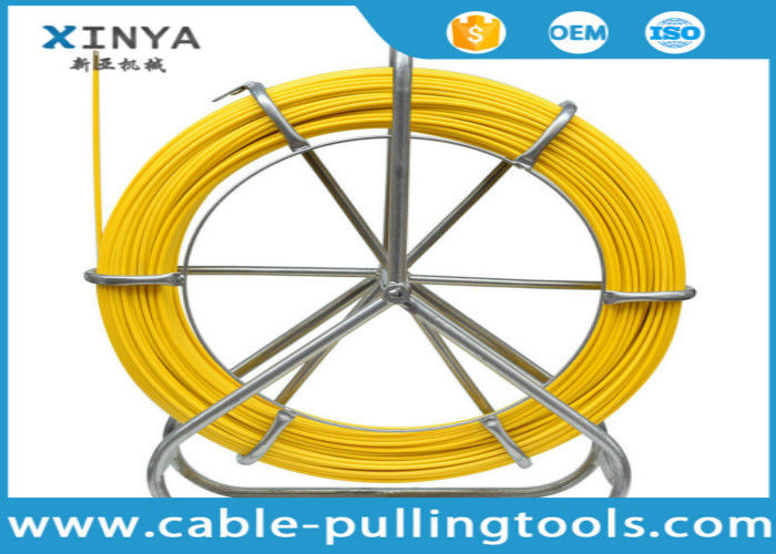 4.5MM 200M YELLOW COLOR FIBERGLASS DUCT RODDER FOR CABLE LAYING PROJECT