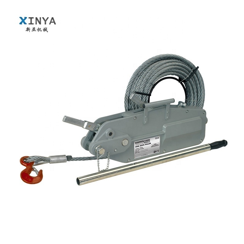 1.6-5.4ton Hand Wire Rope Hoist with 20M Lifting Height and 3.2T Max ...