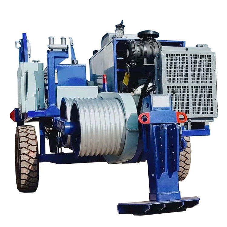18 Ton Hydraulic Cable Puller Machine Cable Stringing Equipment For ...
