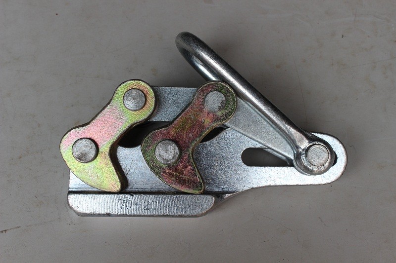 Transmission Line Stringing Tools Earth Wire Come Along Clamp