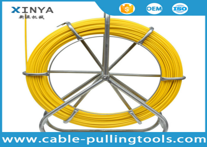 4.5MM 200M YELLOW COLOR FIBERGLASS DUCT RODDER FOR CABLE LAYING PROJECT