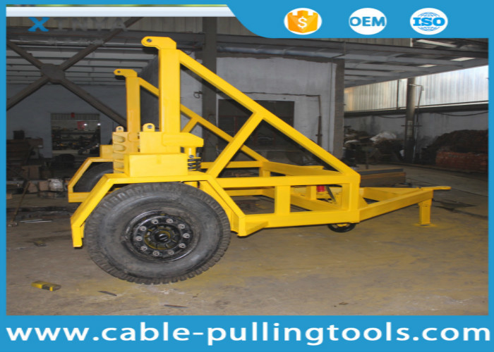 10T Cable Carriage Vehicle Cable Drum Trailer Cable Reel Trailer ...