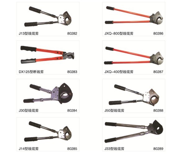 Steel Basic Construction Tools / Ratchet Armoured Cable Cutter